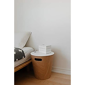 Umbra 308712-660 Spindle Jewlery Box, Wood Jewelry Box with White High-Gloss Finish