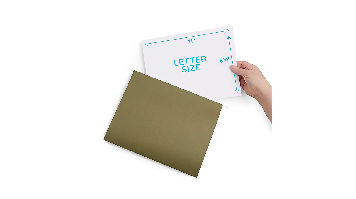 Heavy-Duty Green Hanging File Folders - 25 Pack for Bulky Files