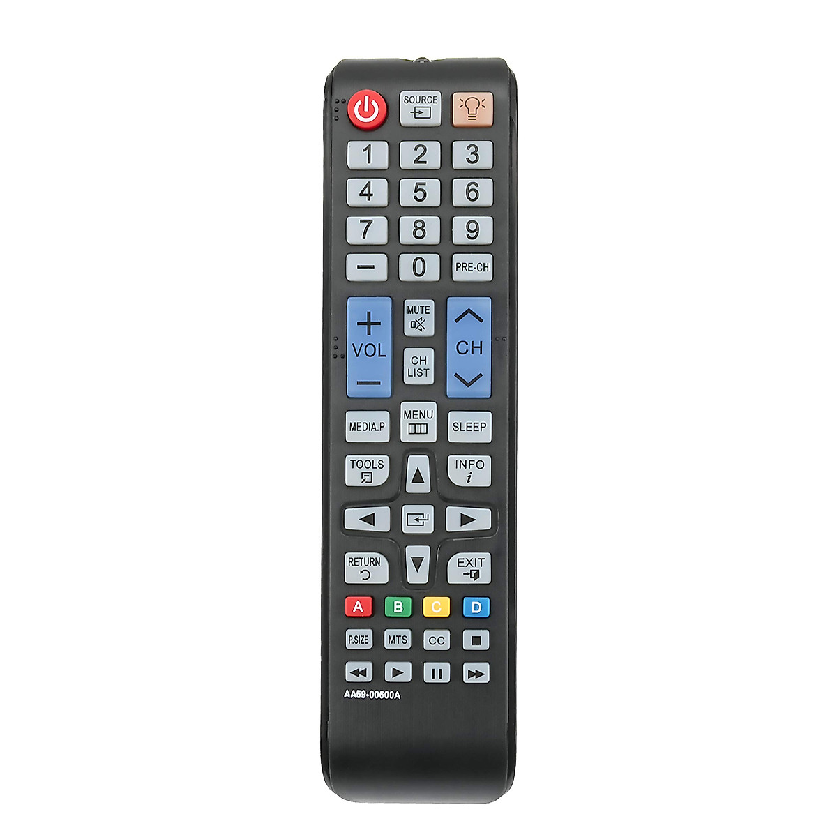 AA59-00600A Replaced Remote Control Compatible with Samsung TV T22B350ND UN26EH4000 UN26EH4000F UN29F4000 UN32EH4000 UN32EH4050F UN32EH5000 T24B350ND LT22B350ND/ZA LT24B350 LT24B350ND/ZA LT24B350NDZA