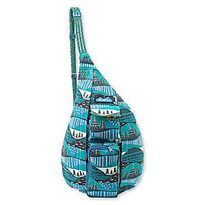 KAVU Mini Rope Bag Cotton Crossbody Sling, Winterscape