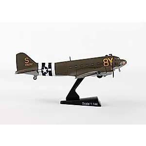 Daron Worldwide Trading Postage Stamp C-47 DC-3 "Stoy Hora" USAAF Vehicle (1/144 Scale)