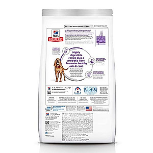 Hill's Science Diet Dry Dog Food, Adult, Sensitive Stomach & Skin, Chicken & Barley Recipe, 30 lb. Bag