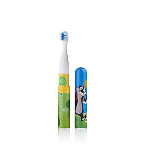 Brush-Baby Go-Kidz Electric Travel Toothbrush for Ages 3+ Years - Mikey