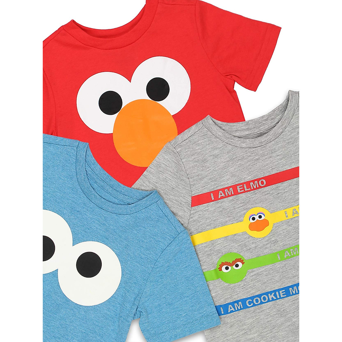 Isaac Mizrahi Loves Sesame Street Cookie Monster Toddler Baby Short Sleeve Tee (3T, Blue)