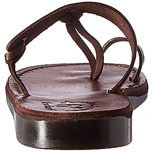 David - Leather Open Toe Sandal - Brown