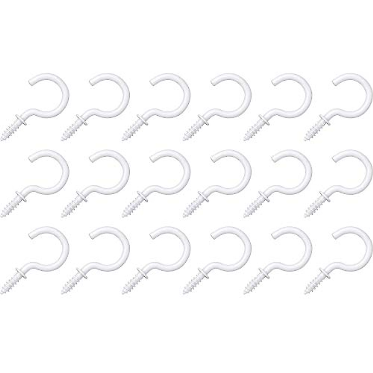 ARROW 160381 1-1/4" Cup Hooks (Pack of 18),White