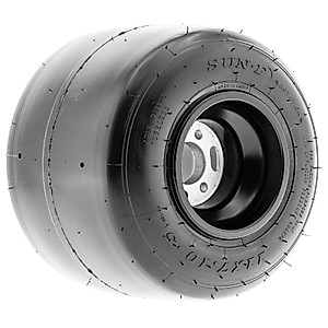 SunF Go-Kart & Kart-Racer Slick Tire 11x7.10-5, 4-Ply, Smooth Tread, Tubeless, Rim(s) NOT included