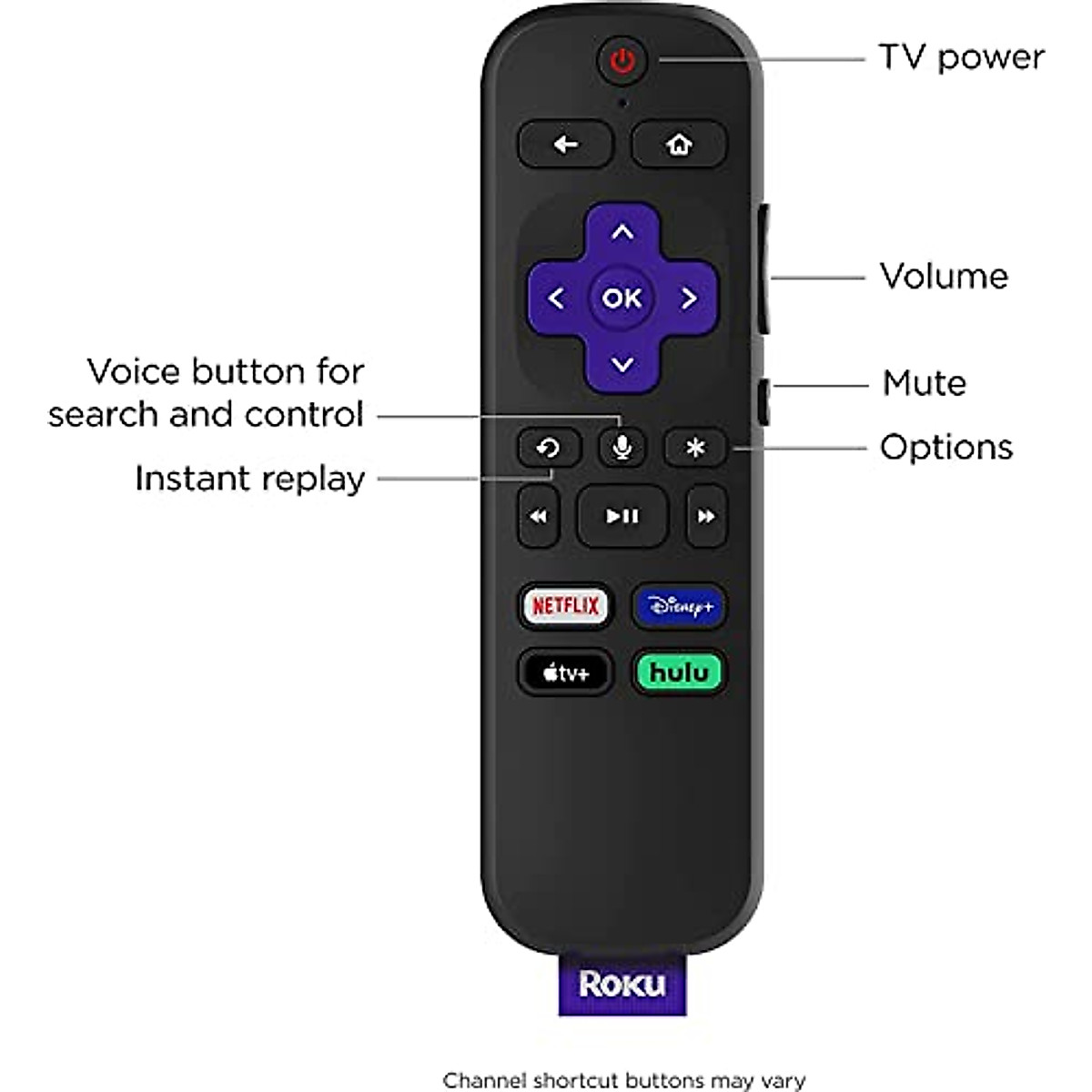 Roku Streaming Stick 4K 2021 Streaming Device with Roku Voice Remote and TV Controls 4K/HDR/Dolby Vision & Bundle Swanky Cables HDMI Cable and TV Cleaning Kit