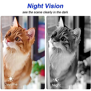 MOSAJIE 2023 Upgraded 1080P Home Security Camera Detector - Indoor Camera Home Security Camera Wireless WiFi Camera - Car Cameras for Surveillance