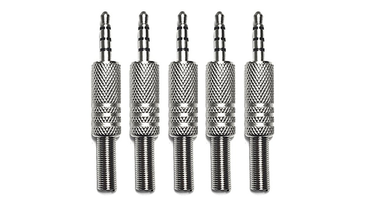 CESS 3.5mm 4-Pole TRRS Plug for Audio Repairs & Custom Cables