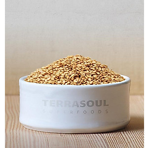 Terrasoul Superfoods Organic Golden Flax Seeds, 2 Lbs - Fiber | Protein | Omega Fats
