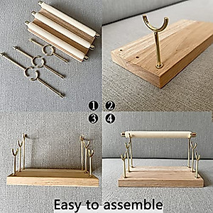 Sikanglant Rings Display Holder Detachable Three Tier Rack Jewelry Storage Organizer Tower