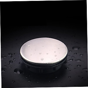Gadpiparty 6 Pcs Faucet Cover Kitchen Sink Cover Hole Sink Grate Sink Blanking Plug Cookie Jar Bathtub Faucet Curtain Pole Ends Bath Taps Sink Plug Accessories Stainless Steel Dish Basin