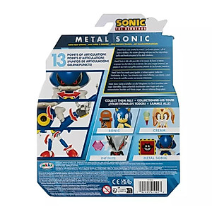 Sonic The Hedgehog 4" Articulated Action Figure Collection (Choose Figure) (Metal Sonic)