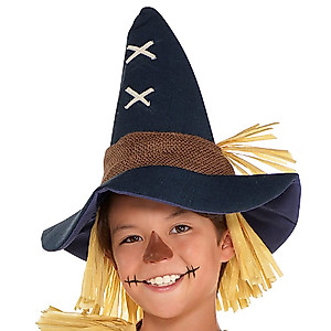 Amscan 849999 Boys Friendly Scarecrow Costume, Small Size (4-6 Years Old) , Brown