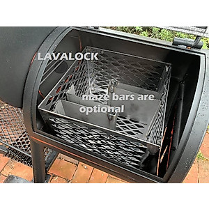 Total Control Offset Smoker Mod Kit for Oklahoma Joe's, and Most Other Offset Smokers Includes Gaskets, Lid Latches and Charcoal Basket (for Oklahoma Joe's Highland)