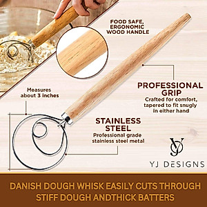 YJ DESIGNS 10 Pieces Banneton Bread Proofing Basket Set of 2-10" Round & 9.6" Oval - Sourdough Bread Baking Supplies - Bread Making Tools and Supplies - Sourdough Starter Kit - Bread Proofer