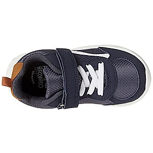OshKosh B'Gosh Boy's Retra-W Athletic Sneaker, Navy, 4 Toddler