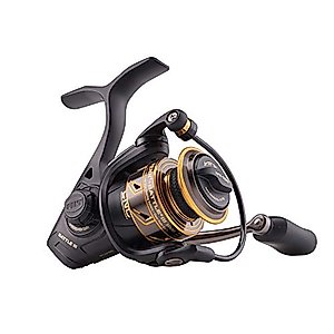 PENN Fishing Battle II & III Spinning Fishing Reel (All Models & Sizes), Black Gold, 2000 (BTLIII2000)