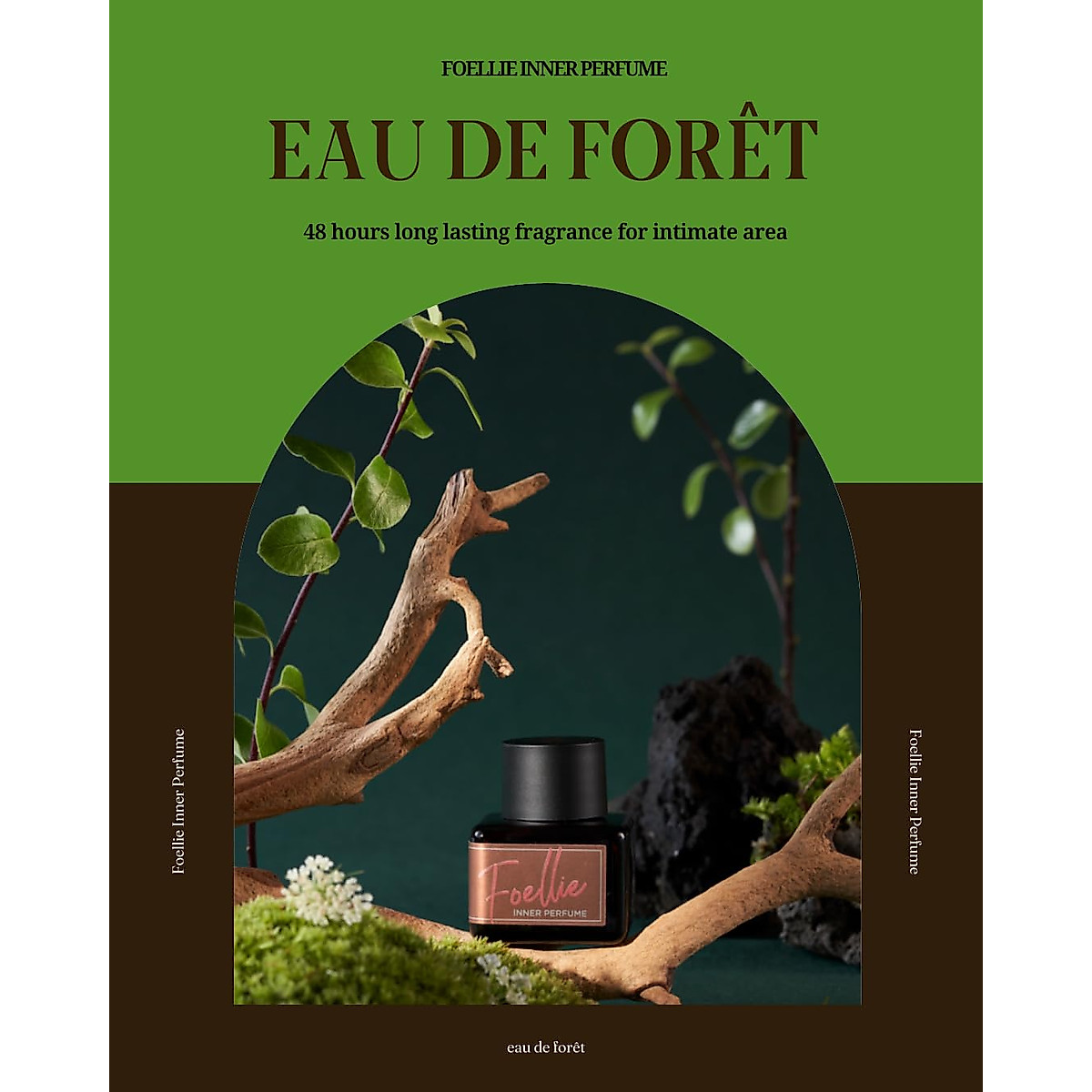 Foellie] eau de foret - Feminine Inner Beauty Perfume (for Underwear), Woody Refresh Forest Scents Fragrance, 5ml(0.169 fl oz)