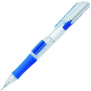 Pentel QUICK CLICK Mechanical Pencil (0.5mm), Blue Barrel, Box of 12 Pencils (PD215C)