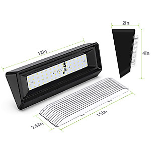 Leisure LED 2X RV Exterior Porch Utility Light XL 12v 650 Lumen Lighting Fixture. Replacement Lighting for RVs, Trailers, Campers, 5th Wheels Black Base Clear Lens (Black, 2-Pack)