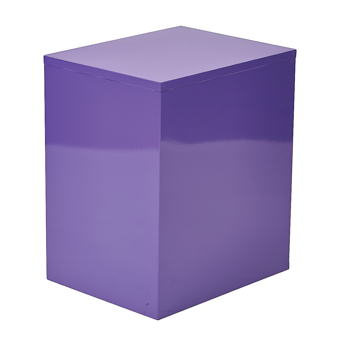 OSP Home Furnishings HPB Heavy Duty 3-Drawer Metal File Cabinet for Standard Files and Office Supplies, Purple Finish