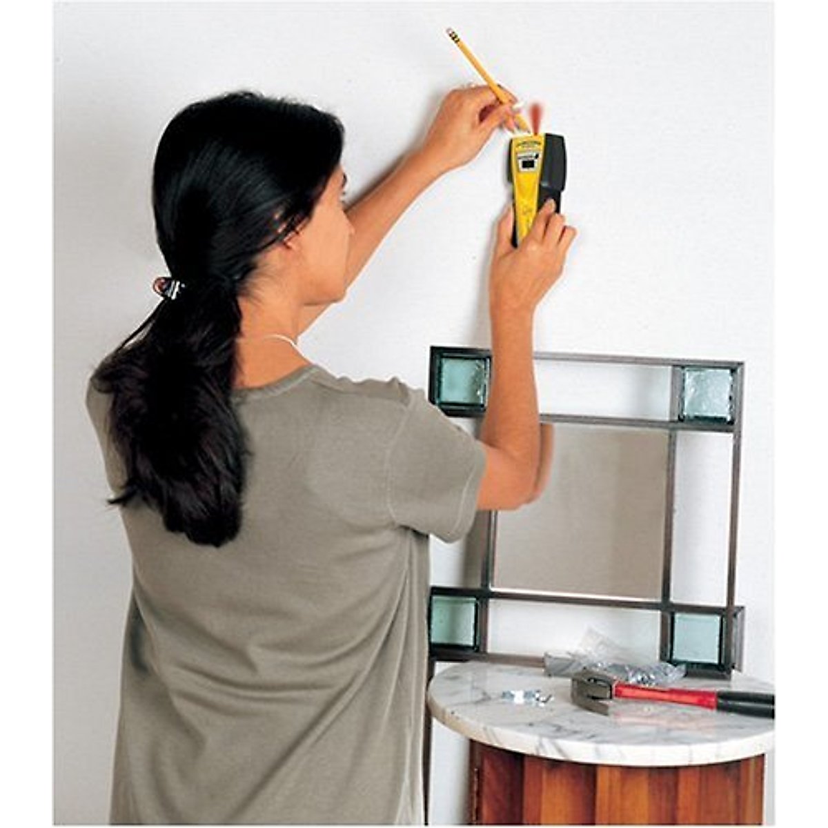Zircon i65 Stud Sensor Center-Finding Battery Operated Stud and Metal Finder with Live Wire Detection