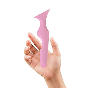 Eyeliners Stencils 5 in 1 Silicone Eyeliners Stencils Reusable Winged Liner for Multi-Purpose Makeup Tool, Multi-Purpose Makeup Tool for Winged Eyeliners.(Purple)