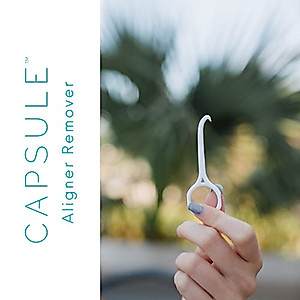Aligner Remover (White) - Capsule Products presents a sleek, beautiful Aligner Remover Tool, in white. This tool is designed to work for all clear retainers.
