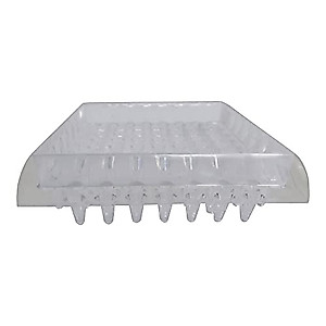 Shepherd Hardware 9083 1-7/8-Inch Spiked Furniture Cup, Clear Plastic, 4-Pack