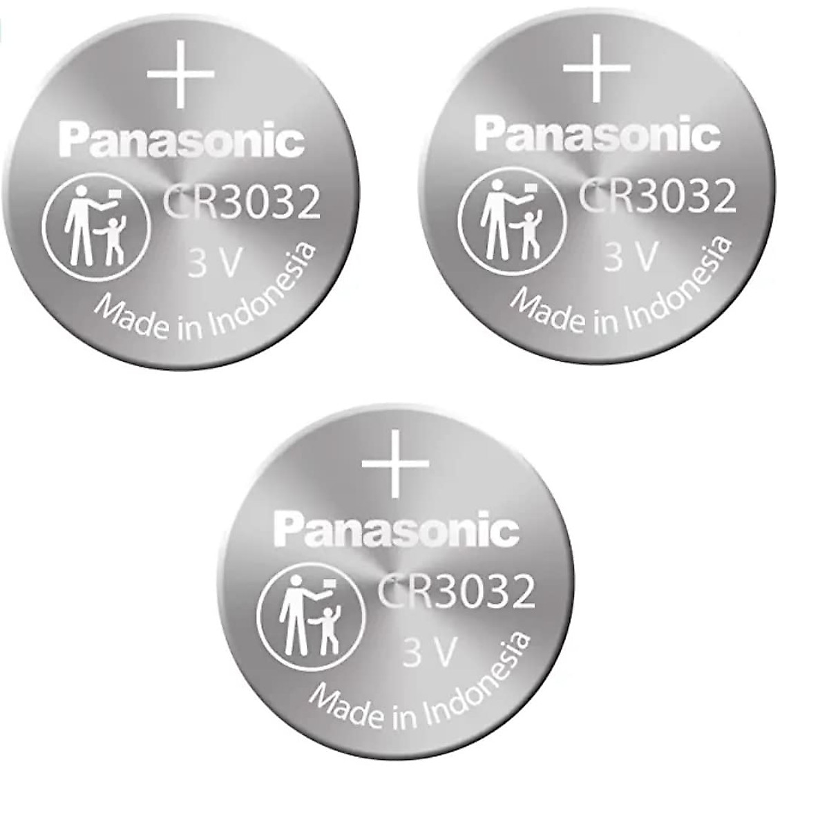 Panasonic Battery, Lithium Button Cell Cr3032- Cr 3032 (3 Pieces)