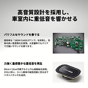 Pioneer carrozzeria 20cm×13cm Powered Sub Woofer TS-WX130DA【Japan Domestic Genuine Products】