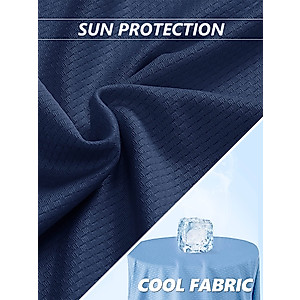 TACVASEN Sun Protection Shirts for Women UPF 50+ Full Zip Performance UV Hoodies Shirt Lightweight, White, L