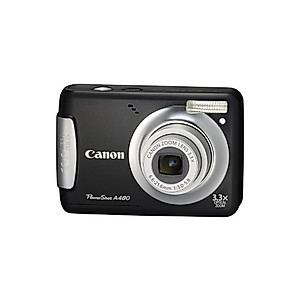 Canon PowerShot A480 10 MP Digital Camera with 3.3x Optical Zoom and 2.5-inch LCD (Black)