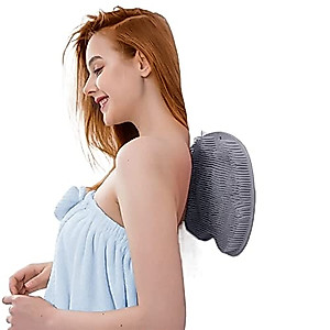 INGVY Dry Brushing Body Brush Lazy Man Rubbing Back and Rubbing Feet Artifact Bathroom Tool Sucker Brush Foot Massage Pad Shower Massage Non-Slip Bath Pad
