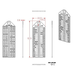 GPIO Name BCM wPi Pinout Reference Card for Raspberry Pi Model A+, B+, Zero, 2, 3, 3B+, 4B (Pack of 4pcs)