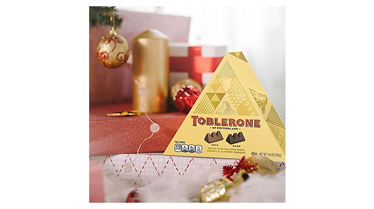 Toblerone Tiny Swiss Chocolate Gift Set - 25 Pieces of Premium Swiss Cocoa