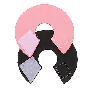 Hemobllo 2Pcs Bird bite Collar Parrot Neck Cone Puppy Collars for Small Puppies Parrot Recovery Cone Bird Recovery Collar Cockatiel -Biting Neck Ring Xuan Feng Fur Collar Korean Velvet