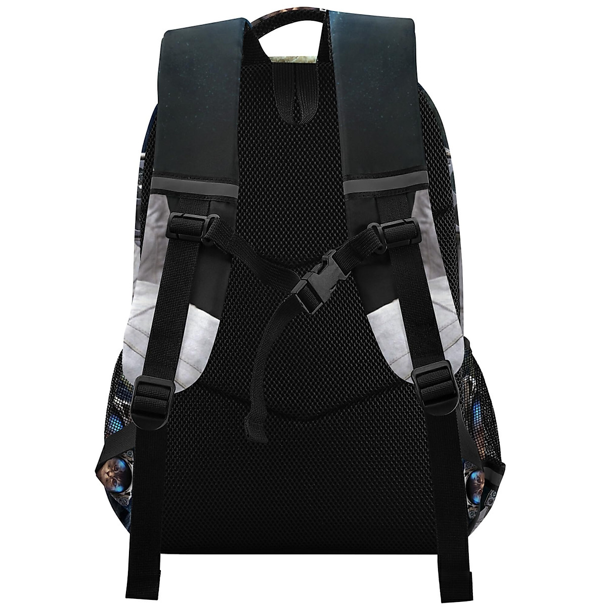 S Husky Laptop Backpack School Bookbags Daypack Bags Space Cat Astronaut Earth Planet Kids Back Packs for Girls Boys Women Men 2045048 One Size