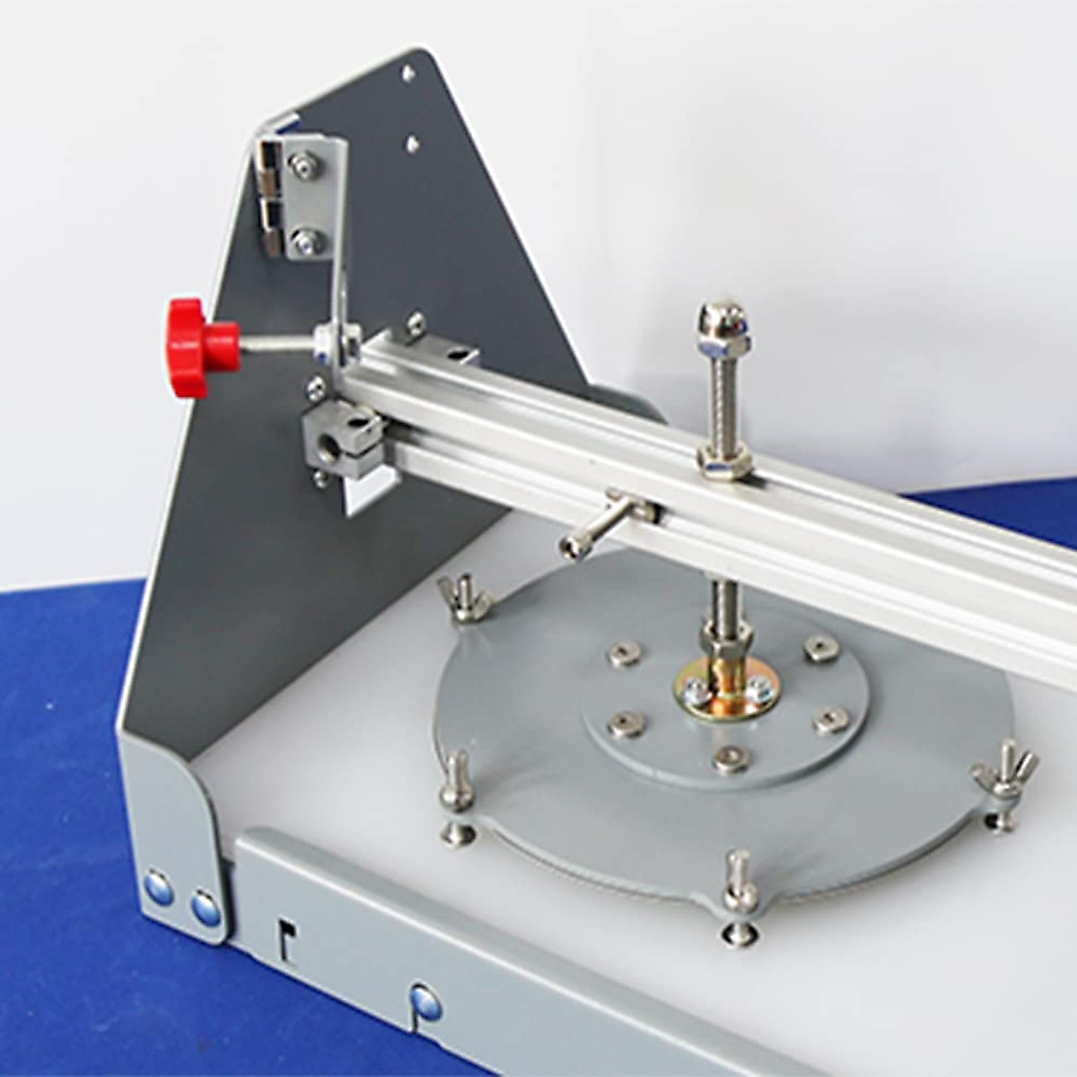 HayWHNKN Pizza Dough Press Machine Dough Pastry Manual Press Machine 3-25mm Thickness Adjustable with Handle Lever Design