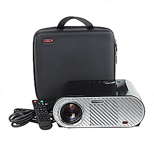 Hermitshell Hard EVA Travel Case Fits FANGOR 6500 Lumens/Ohderii Portable Projector/GooDee GD-600 HD Video Projector Outdoor Movie Projector