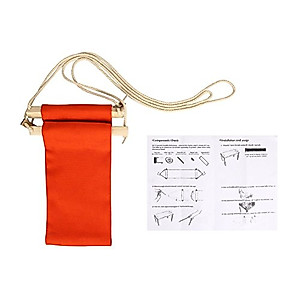 AccMart Adjustable Mini Foot Rest Stand Office Desk Feet Hammock Orange