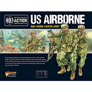 Bolt Action US Airborne Starter Army 1:56 WWII Military Wargaming Plastic Model Kit