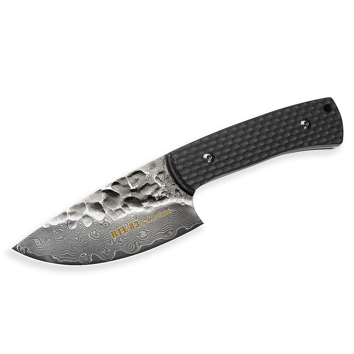 Route 83 Knives by Moe Cason EDC Every Day Chef Damascus Steel with Sheath