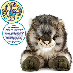 VIAHART Ricky The Maine Coon | 16 Inch Stuffed Animal Plush | by TigerHart Toys
