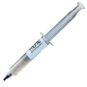 Epic Mushrooms: Lab-Grade Liquid Culture Syringe (Pearl Oyster (Pleurotus Ostreatus))