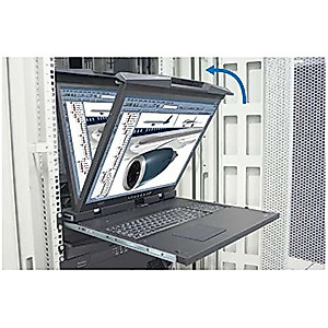 Crystal Image Technologies - Rackmount Monitor, 1920 X1080, 1U 17.3" LCD, VGA + HDMI Input Part#RM-F17USD-16BRK, 3 Year Warranty