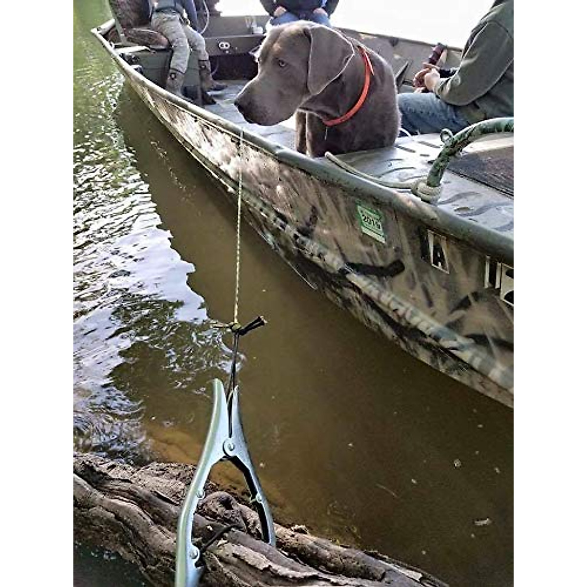 Brush Gripper 100% Marine Grade Stainless Steel *Made in The USA* Securely Anchor Your Kayak, Canoe or Smaller Boat in Seconds. No Disturbing Fish Below You! The Harder You Pull The Tighter It Grips!