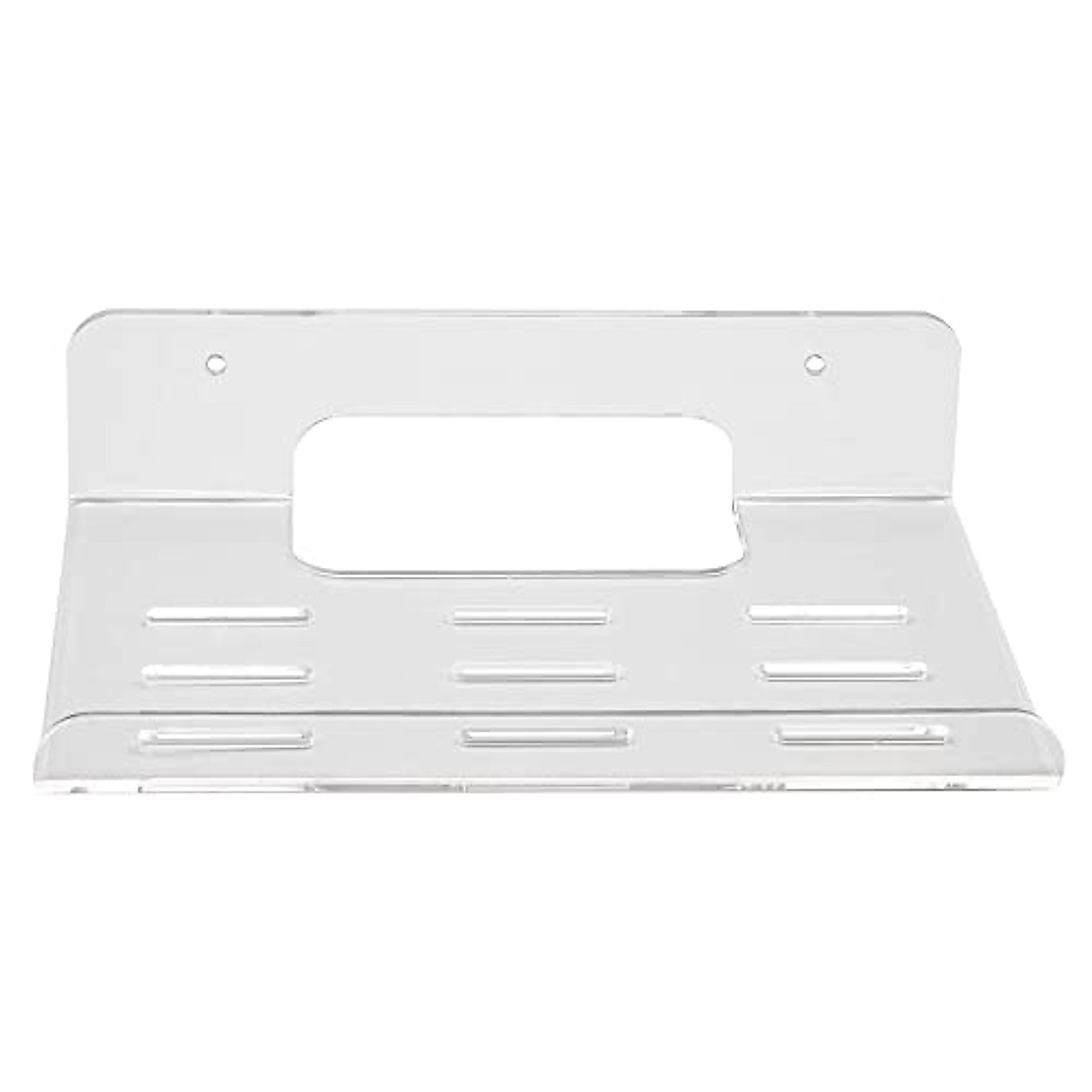 Valink Acrylic Floating Wall Shelves Hanging Shelves,Wall Mounted Acrylic Small Wall Shelf Floating Shelves for Speakers